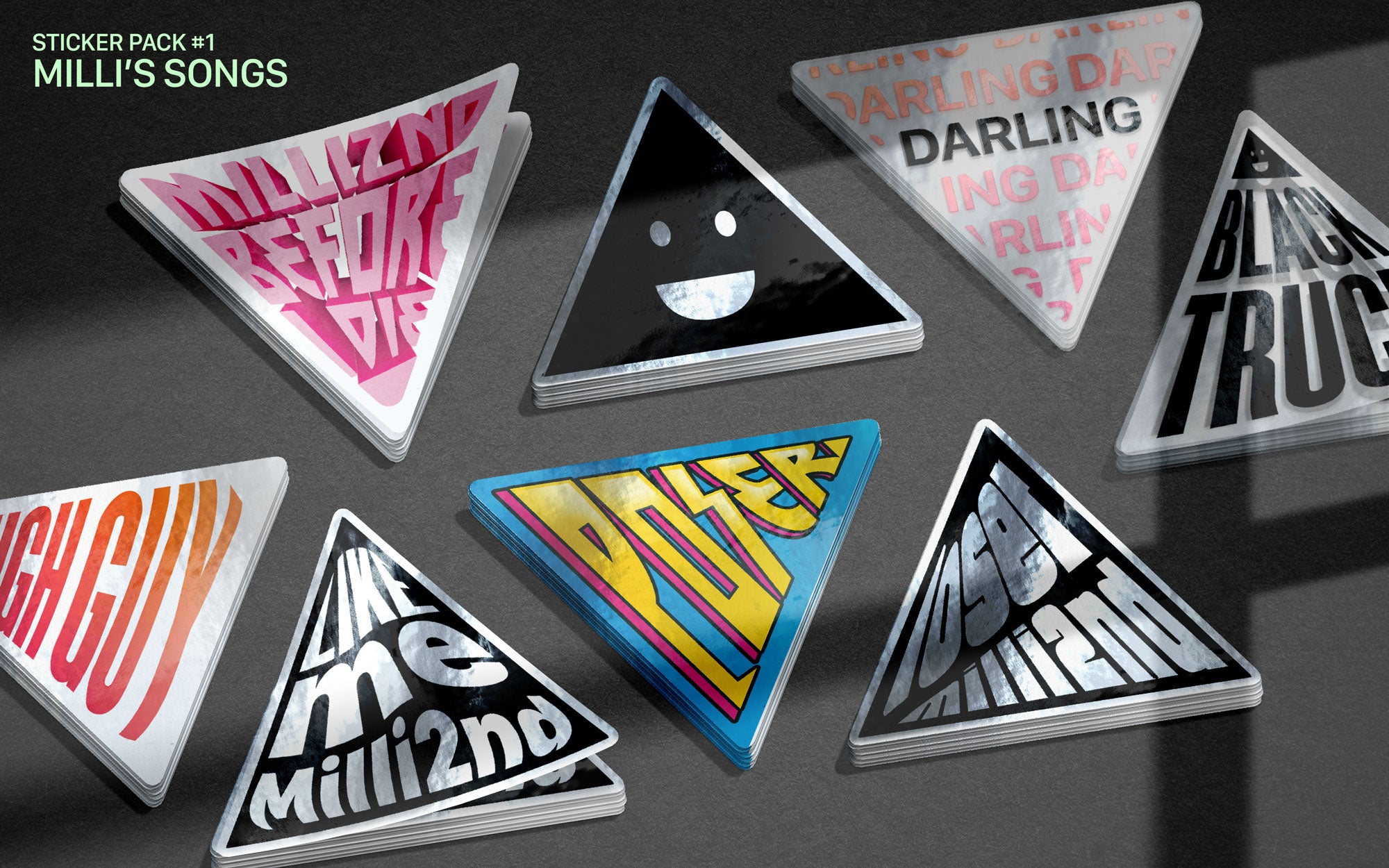 Stickers - Songs pack – milli2nd